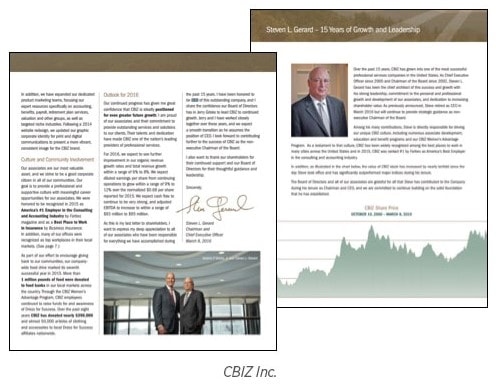 Communicating a CEO transition in your annual report | D&E