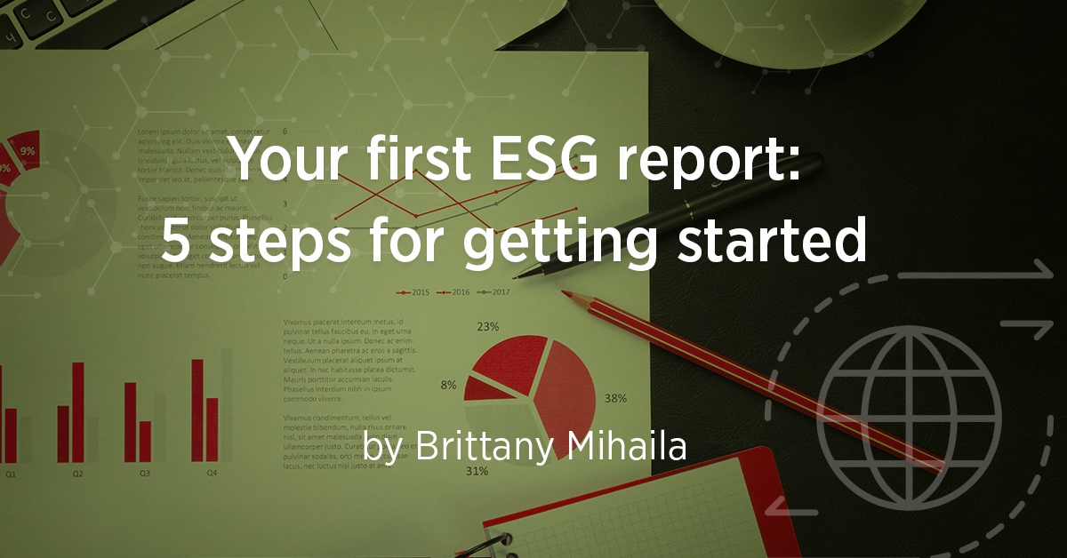 Your first ESG report: 5 steps for getting started | Sustainability Comms.