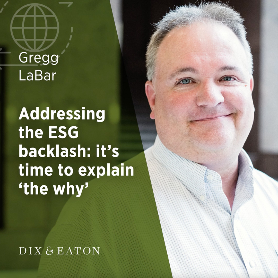 Addressing the ESG backlash: it’s time to explain ‘the why’