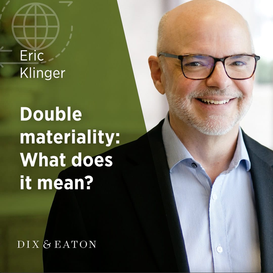 Double materiality: What does it mean? - Dix & Eaton – Public Relations ...
